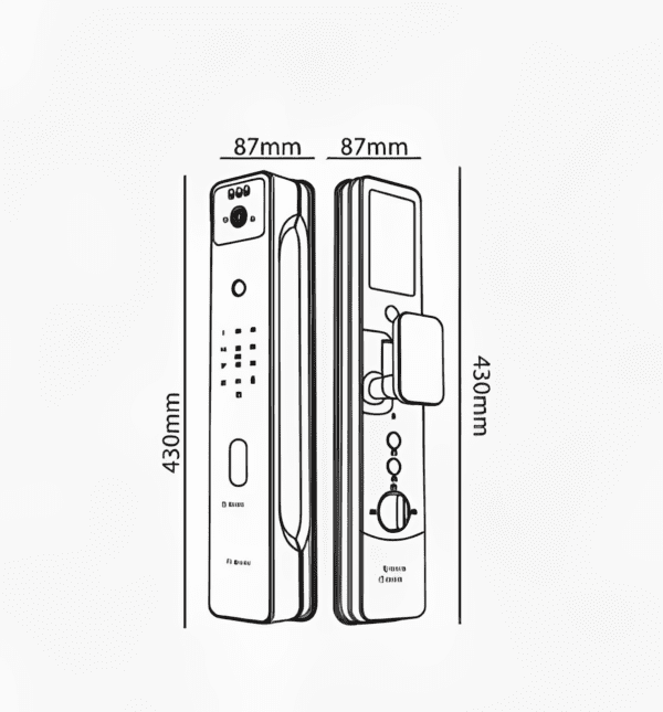 Gia dụng Hưng Thành - Khóa điện tử Face ID, BOSCH FU8 PLUS (6 phương ...
